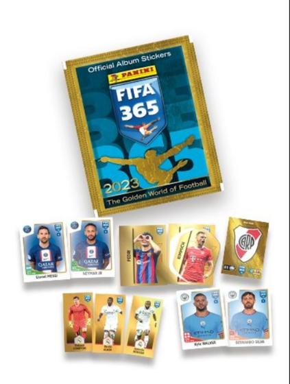 35 Figurinhas Panini Fifa 365 2023= 5 Envelopes - Figurinhas para Álbum ...