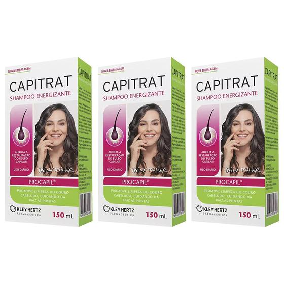 3x shampoo capitrat promove limpeza do couro cabeludo ajuda no ...