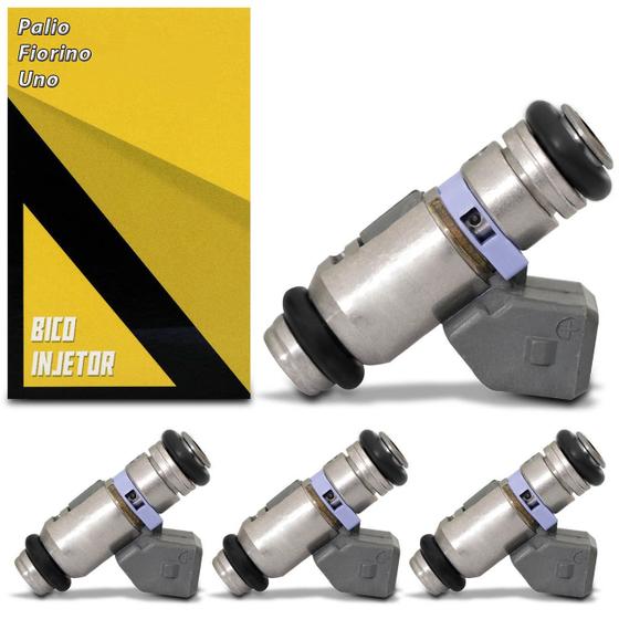 4 Bico Injetor Multiponto Palio Weekend Palio 99 a 00 Fiorino Uno 99 a ...