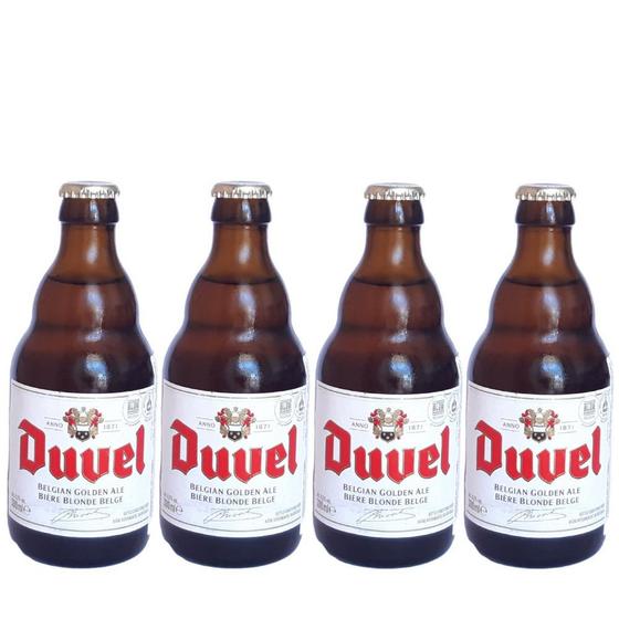 4 cerveja importada belgian golden ale duvel garrafa 330ml - Cervejaria ...
