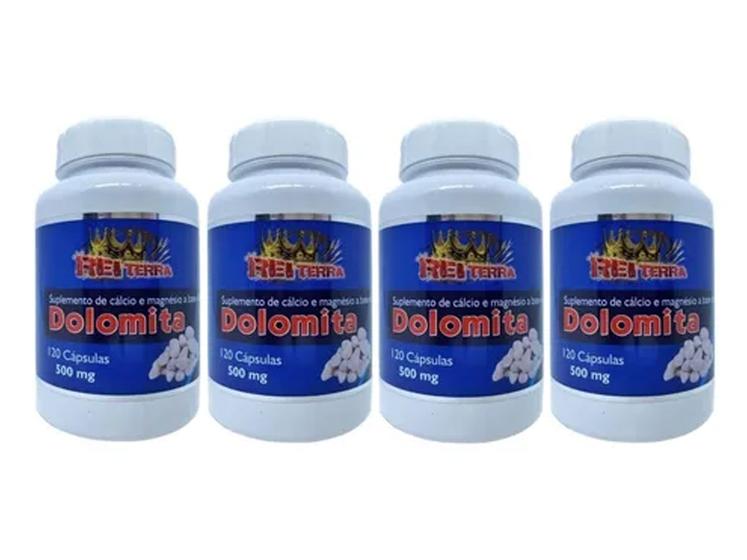 4 Dolomita Calcio Magnesio 100% Natural Rapida Absorção - Rei terra ...