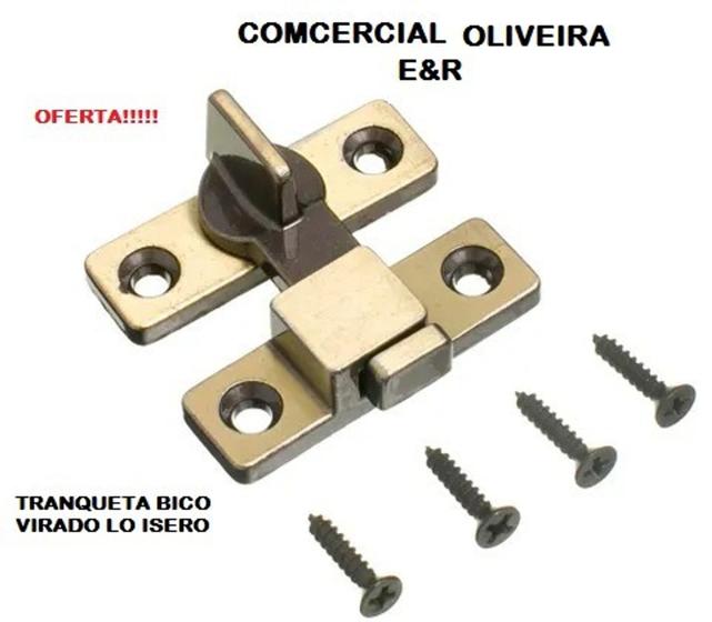 4 Fechos Trincos Tranqueta Porta De Correr Reforçado Lo ...
