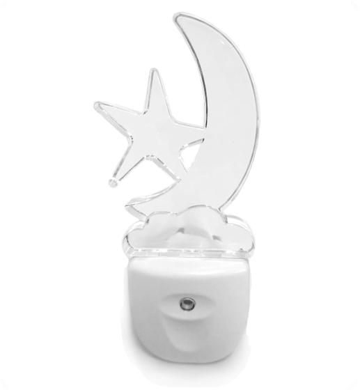 4 Luminárias Noturna LED 220V Para o Quarto Do Seu Bebê Modelo Lua ...