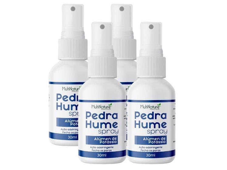 4 Pedra Hume Fecha Poros (alumem De Potássio ) Antisséptico ...