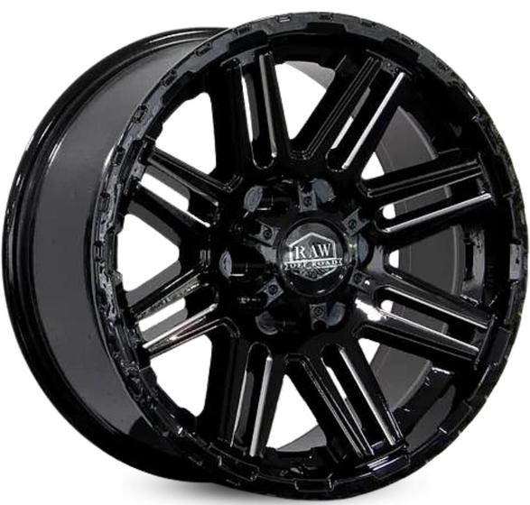 4 RODAS RAW MODELO HD OFF-ROAD OR-04 AMAROK / ARO 18X8,5 / (5x120) ET20 ...