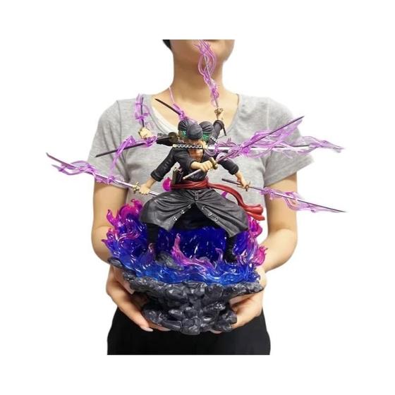40cm Roronoa Zoro Figuras De Anime De Uma Peça Wano Onigashima 9 ...