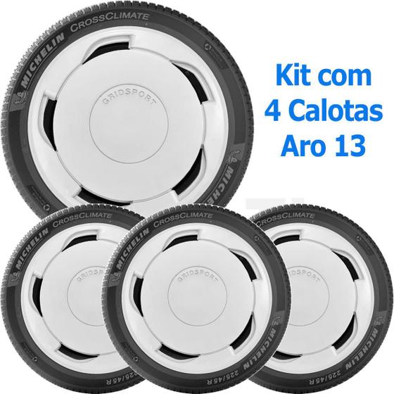 4x Calota Sport Universal Orbital Aro 13 Todos Carros 101ar - Grid ...