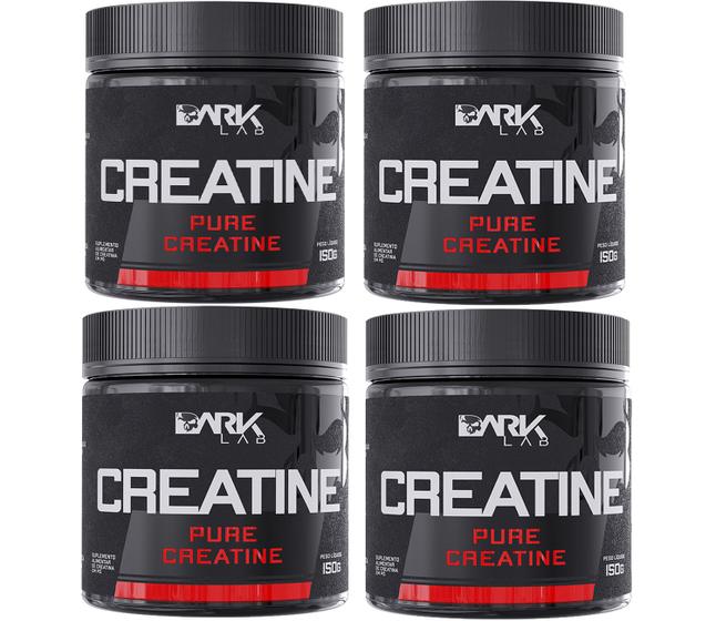 4x Creatina Pura 150g (600g) Monohidratada Dark Lab - Creatina ...