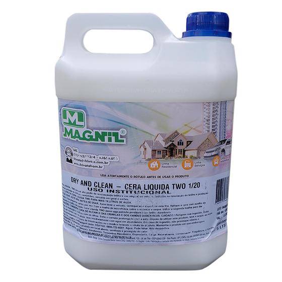 5 Litros Concentrado de Jet Cera Líquida Pós Lavagem - Faz 100 Litros ...