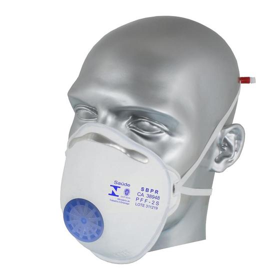 5 respiradores descartaveis pff2 absolute com valvula - AIRSAFETY ...