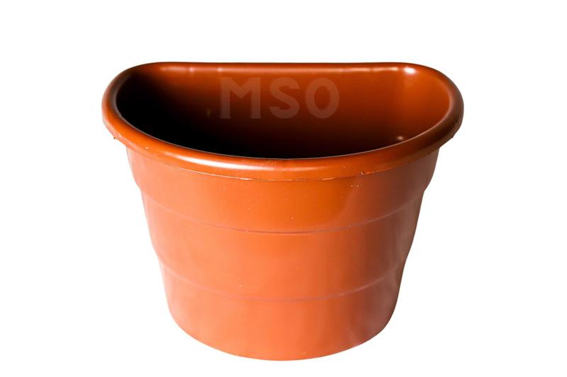 5 Vasos De Parede Meia Lua De 3 Litros Jardim Horta Vertical Varanda ...