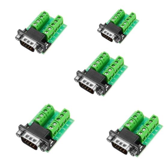 5 x modulo adaptador db9 serial rs232 *macho para borne - ARDUCORE ...