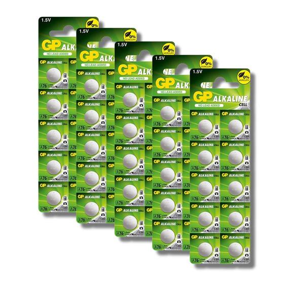 50 Baterias Alcalinas LR44 A76 V13GA GP Batteries Tipo Botão 1.5V - Pilhas - Magazine Luiza