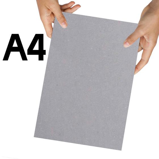 50 Folhas Papel Paraná Cinza Hörlle 1mm A4 (21x29,7cm) - Papéis ...