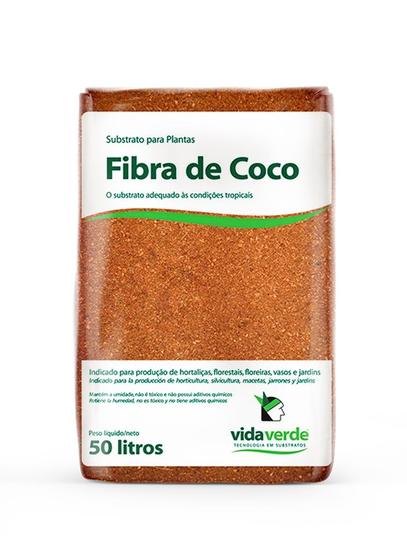 50 Litros Fibra de Coco (Pó de Coco) 100% Natural Vida Verde - Fibra de ...