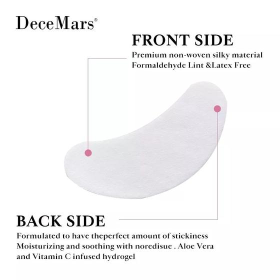 50 Pares Protetor Pálpebra Gel Patch Pad Alongamento Cílios DECEMARS ...