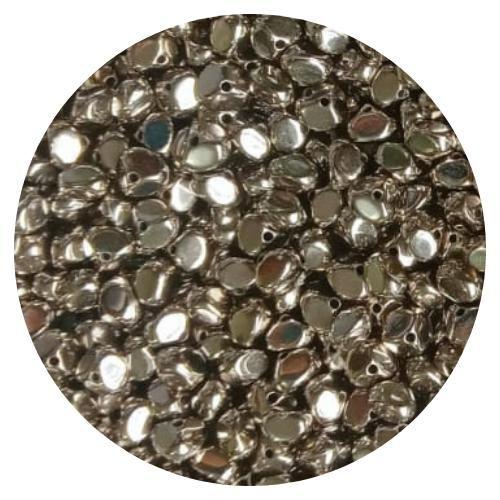 50 pçs entremeios triangular prata 7mm idela p/bijuterias e artesanatos ...