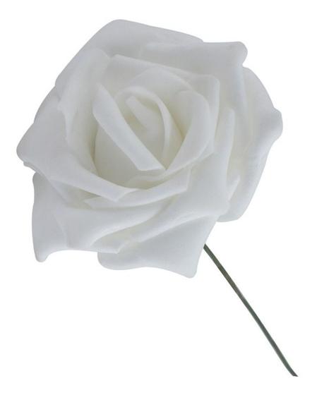 50 Rosas Flores Rosinhas Artificiais Lilás Seda Eva - timsui - Flores ...