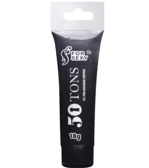 50 Tons Gel Excitante Unissex 18G - For Sexy - Cosméticos Sexuais ...