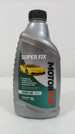 5w30 óleo lubrificante motor superfix motorfix sintético gf5 ...