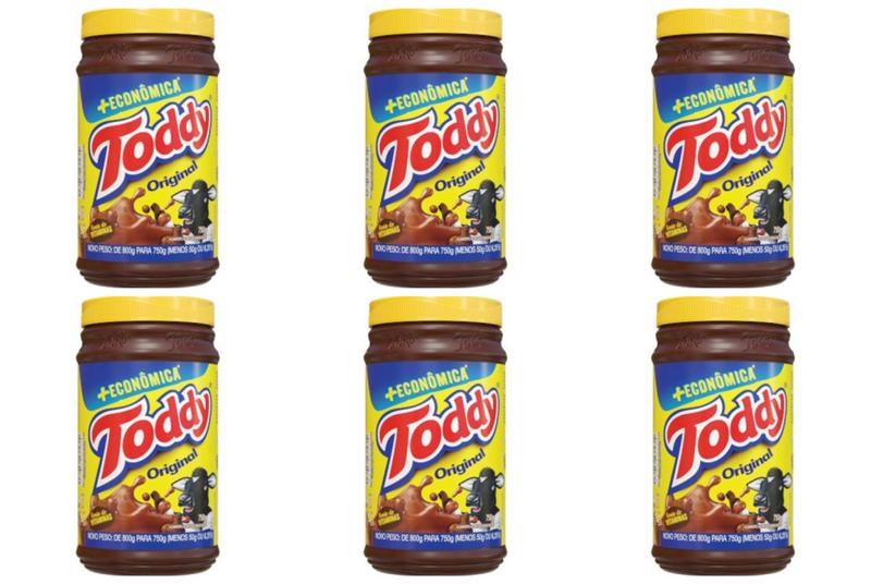 6 Achocolatado em Pó pote 750g - Toddy - Achocolatado - Magazine Luiza