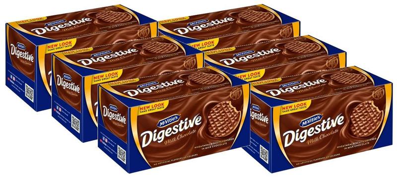 6 Biscoito digestive com chocolate ao leite MC Vities 200g - Biscoito ...