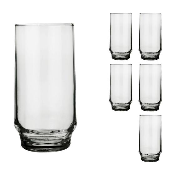 6 Copos 410ml Transpatente Lights Mesa Nadir Drinks Finos - NADIR FIGUEREIDO - Copo Drink ...