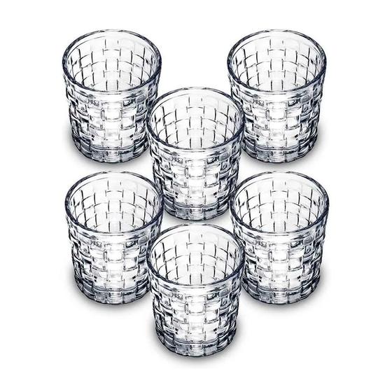 6 Copos Para Refresco Em Vidro 290ml - ORIGINAL LINE - Copos - Magazine ...