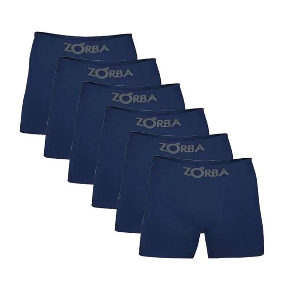 6 Cueca Boxer Zorba de Algodão Masculina Varias Cores - Cueca ...