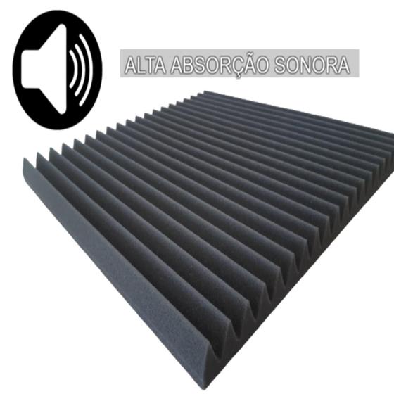 6 Placas Espuma Acustica Flat 3,5cm Antichama (1,5m²) - MAK ESPUMAS ...