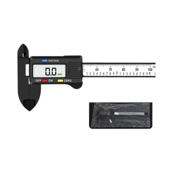 6 Polegada Digital Vernier Caliper Lcd Ferramentas Para Trabalhar Madeira 100 150mm Régua ...