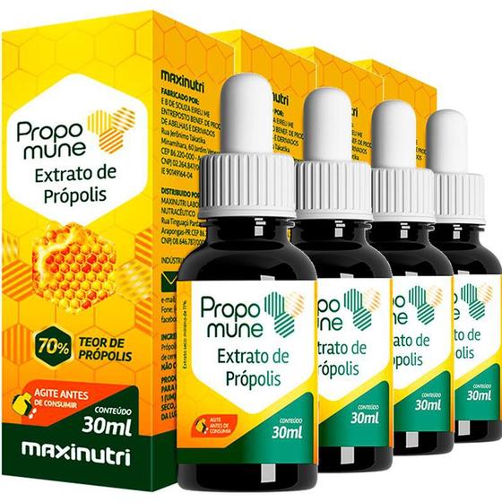 6 propomune extrato de propolis 70% gts 30ml maxinutri - Extrato de ...
