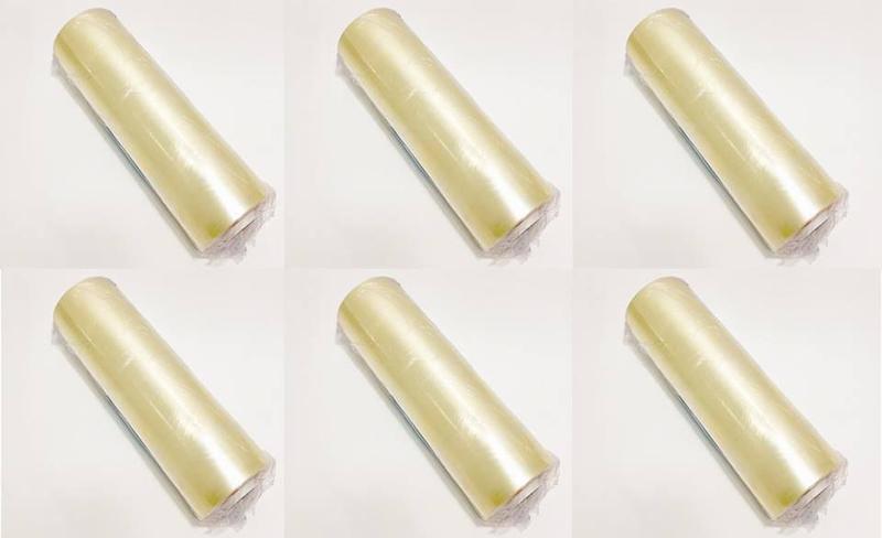 6 Rolos Bobina Plastico De Filme Pvc 38cm X 600 Metros - Guarufilme - Papel Filme - Magazine Luiza