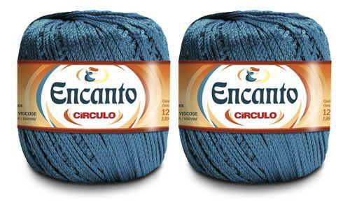 6 Uni Linha Fio Encanto Para Croche Circulo Escolha As Cores - Círculo ...