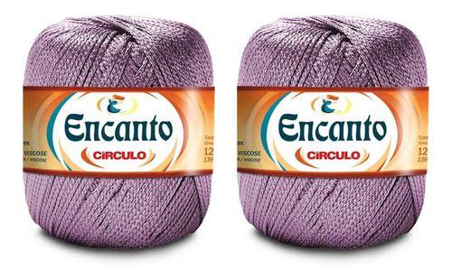 6 Uni Linha Fio Encanto Para Croche Circulo Escolha As Cores - Círculo ...