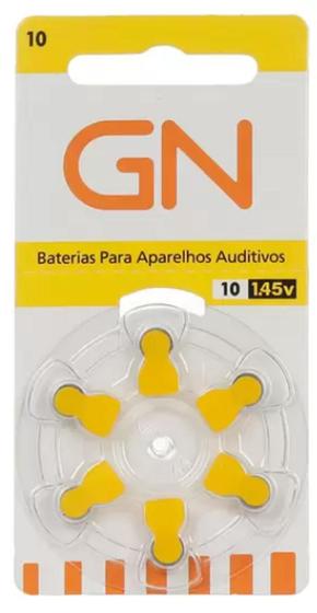 60 Baterias Pilhas para Aparelho Auditivo GN RESOUND - tamanho 10 - Acessórios Auditivos ...