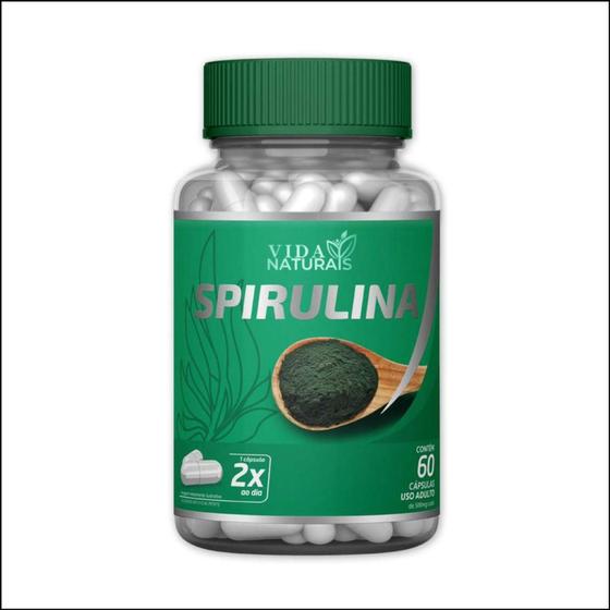 60 Caps Spirulina Pura Original 500mg - flora viva - Spirulina - Magazine Luiza