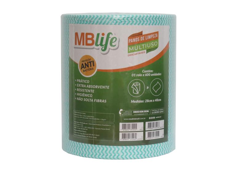 600 Pano Limpeza Multiuso Perflex Luxo Rolo 240m Picotado - MEDIX ...