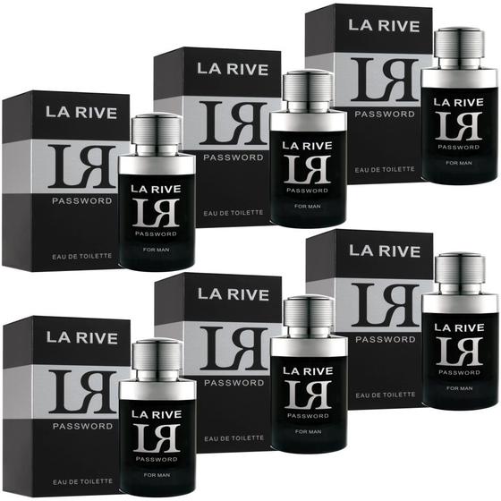 6UN LR Password La Rive Eau Toilette Perfume Masculino 75ml - Perfume Masculino - Magazine Luiza