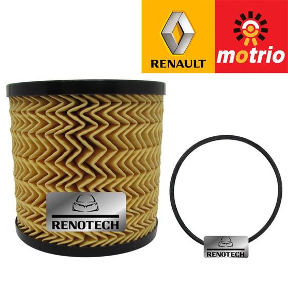 7701479124 - filtro de oleo (refil) curto - renault motrio - 2.5 16v ...