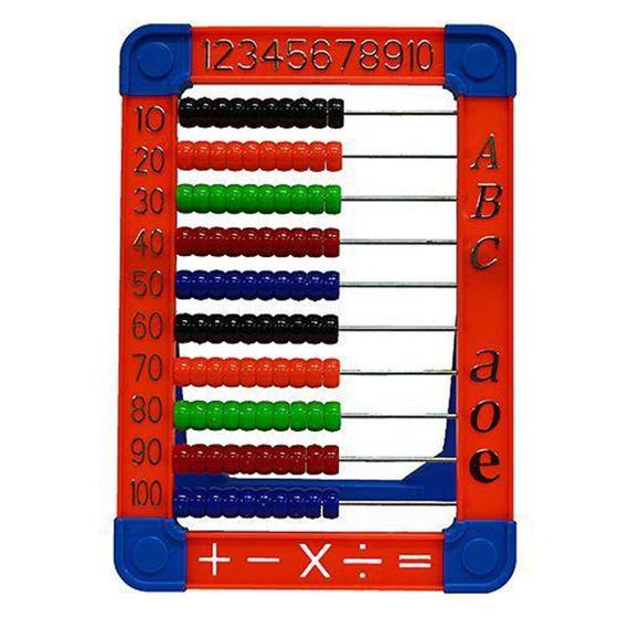 Abaco escolar plastico tripe c/100 bolinhas kz4388 - Kaz - Elka - Ábaco ...