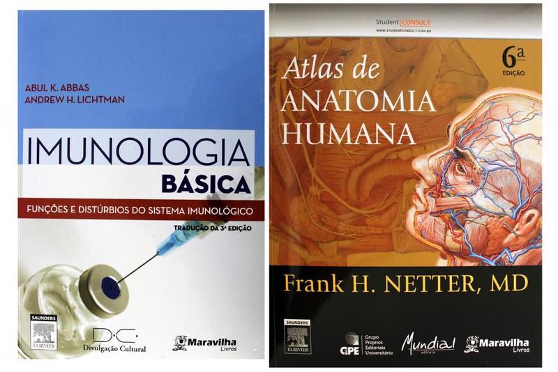 Abbas Imunologia Básica + Netter Atlas de Anatomia Humana 6ª edição ...