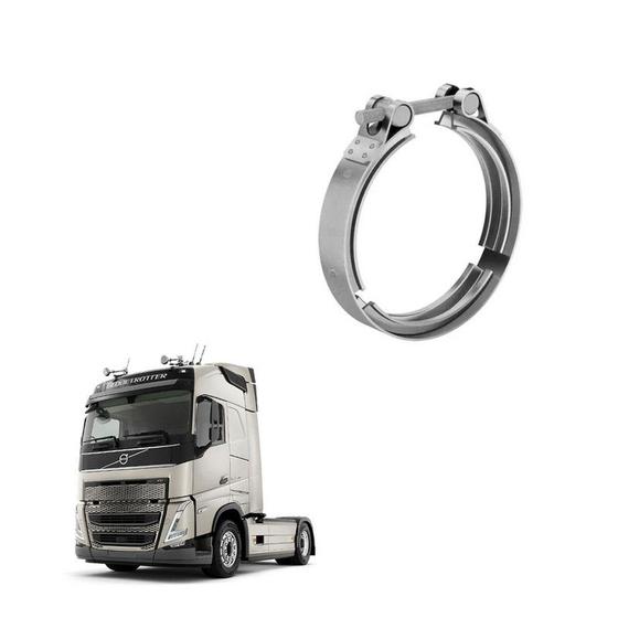 Abraçadeira Escapamento Volvo Fh Original 5pol Tubo Motor - BRSUL ...