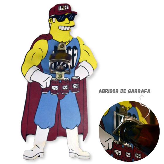 Abridor de Garrafas Seriado Os Simpsons Homer Duff Beer Duffman ...