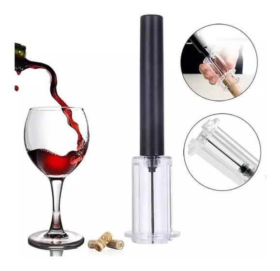Abridor Saca Rolhas Vinhos Finos Tipo Bomba De Ar Vacuo - DS - Saca ...