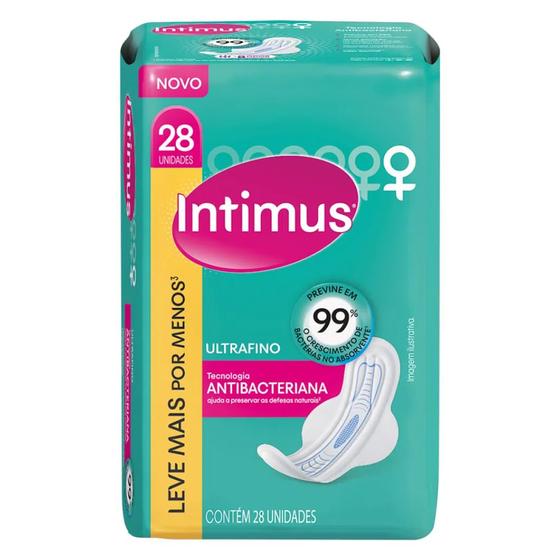 Abs hig intimus antibac ultraf c/aba28un - Absorvente - Magazine Luiza