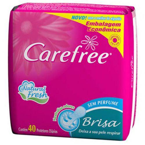 Absorvente carefree brisa 40 unidades - JOHNSON & JOHNSON - Absorvente ...