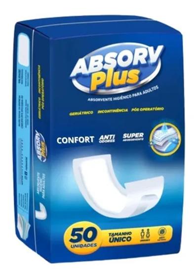 Absorvente Geriátrico Absorv Plus Confort Pós Parto e Operatorio 1 ...
