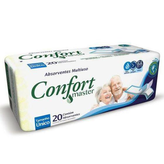 Absorvente Geriatricounissex Confort Master Tam. Único 20un ...