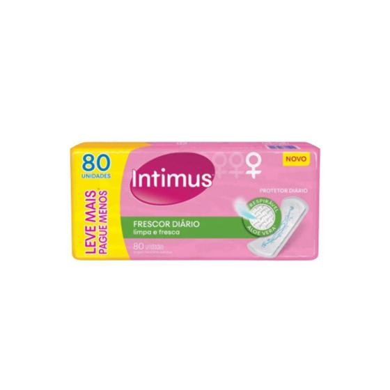 Absorvente Intimus Days Com 80 Unidades Com Perfume - Protetor Diário ...